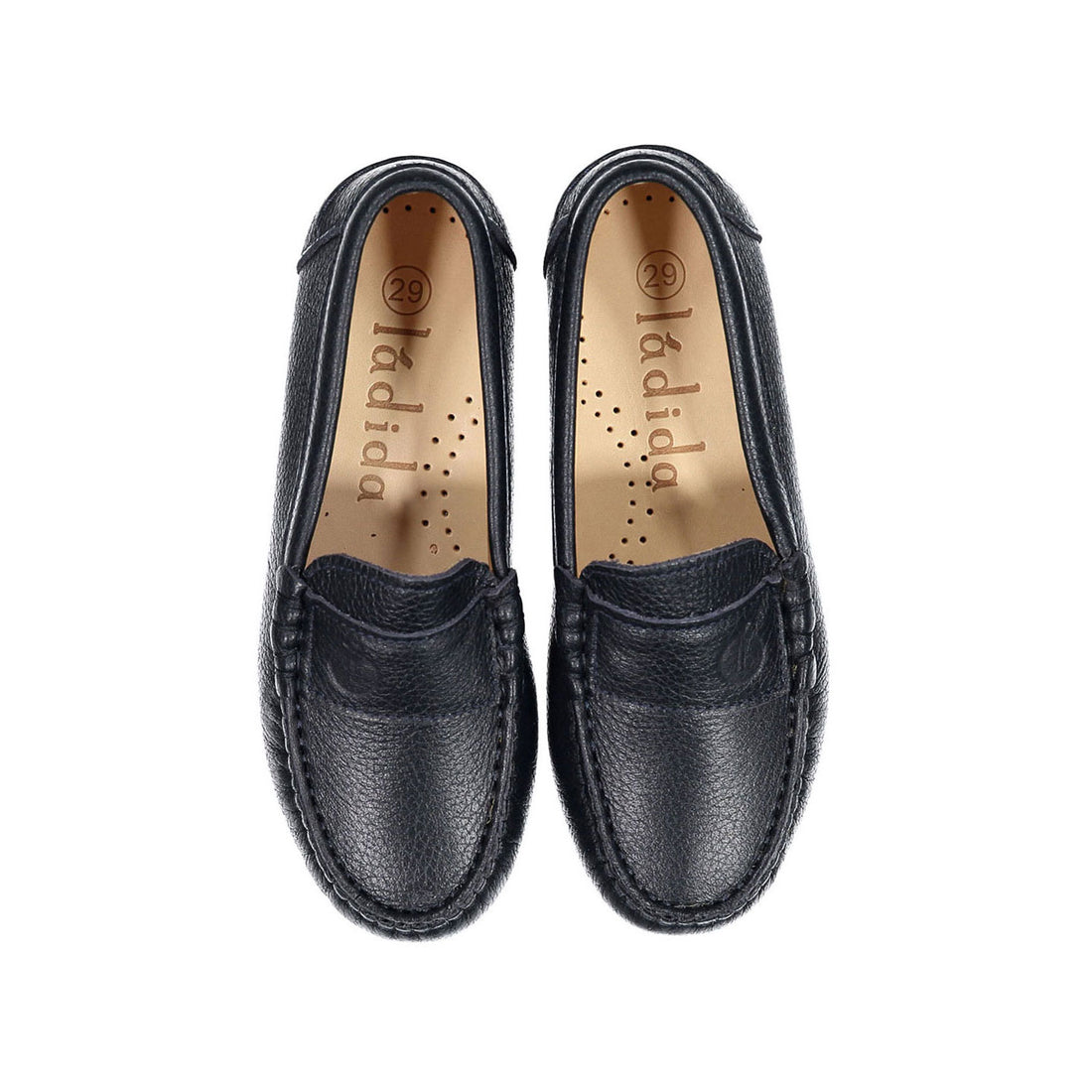 Ladida Navy Leather Loafer