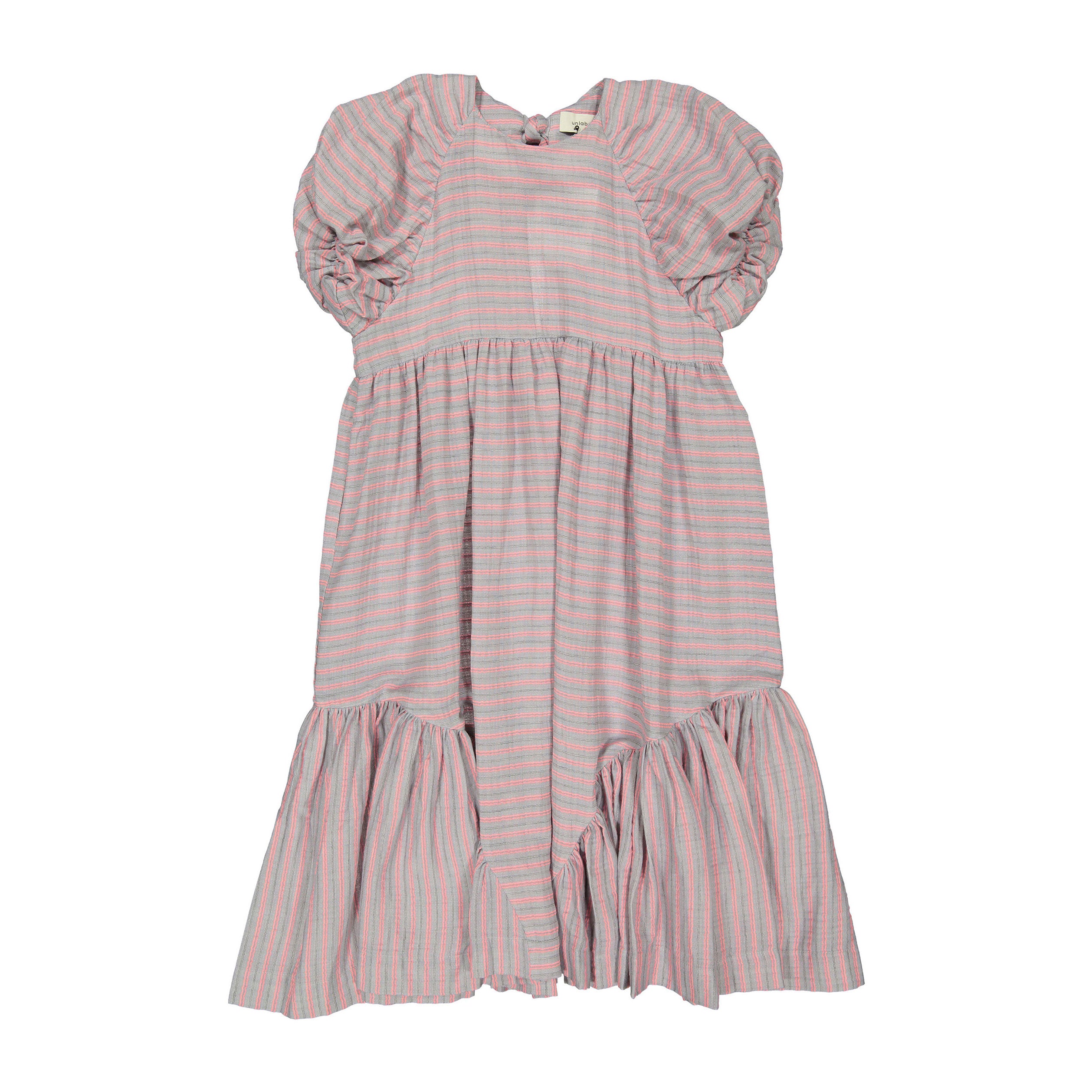 Unlabel Grey/Prink Stripes Azure Dress – Ladida