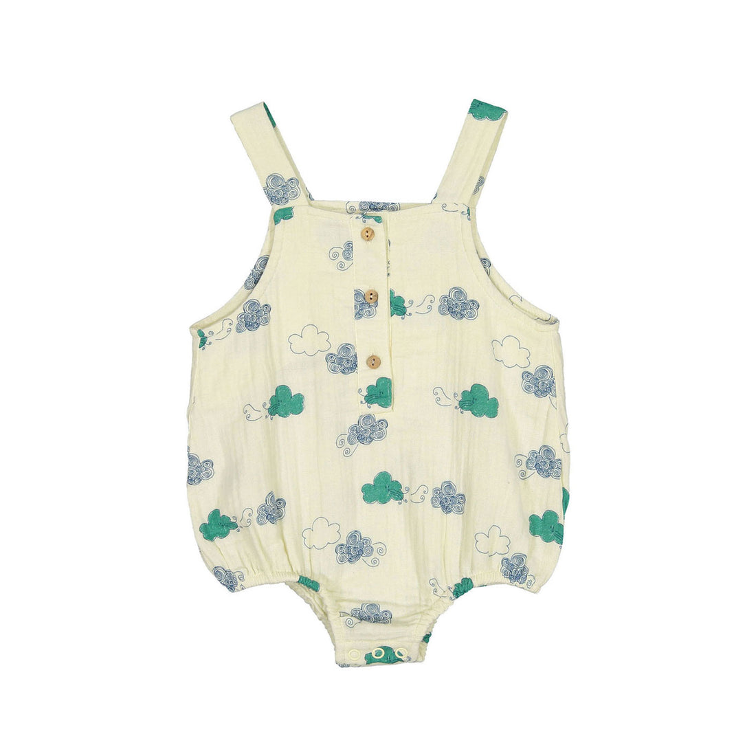 Fin and Vince Button Onesie Breezy – Ladida