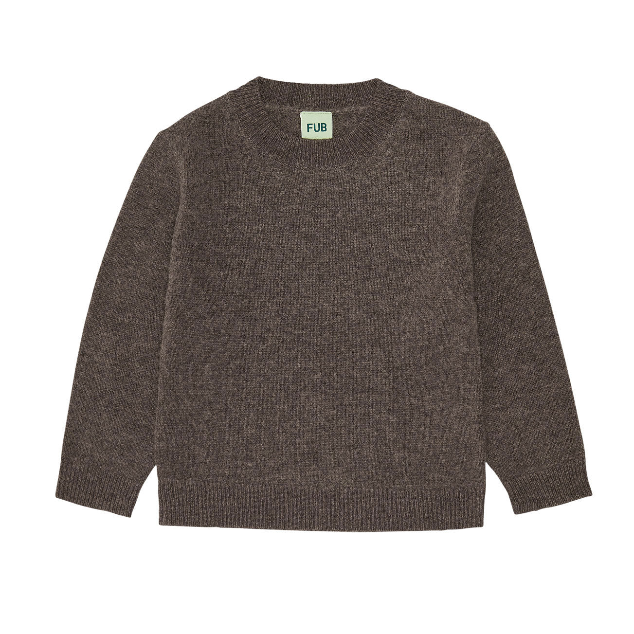 FUB Lambswool Crewneck - Pecan Melange – Ladida