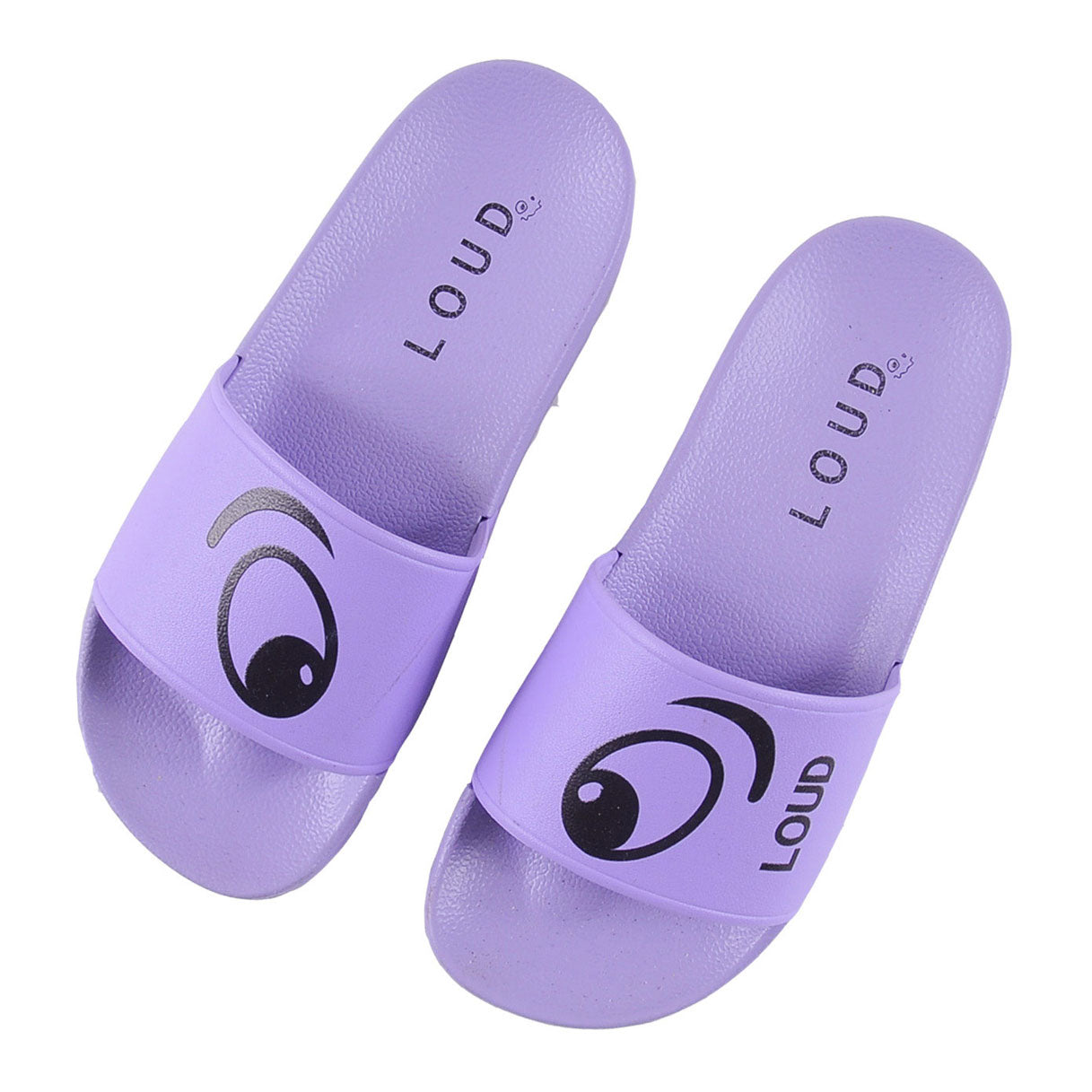 Loud Deep Lavender Outside Slides – Ladida