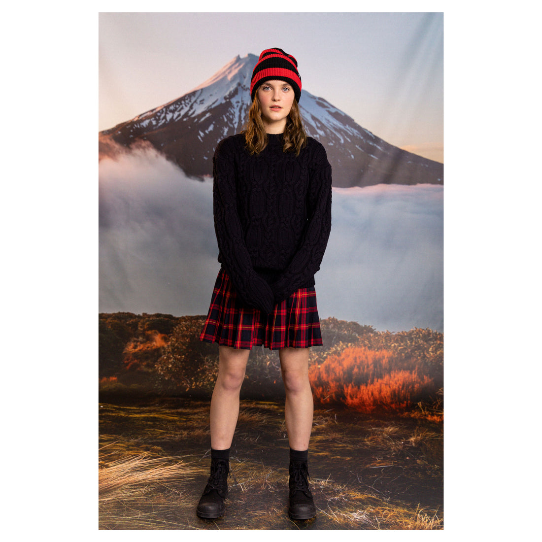 Finger in the Nose Glasgow Red Checkers Mini Skirt – Ladida