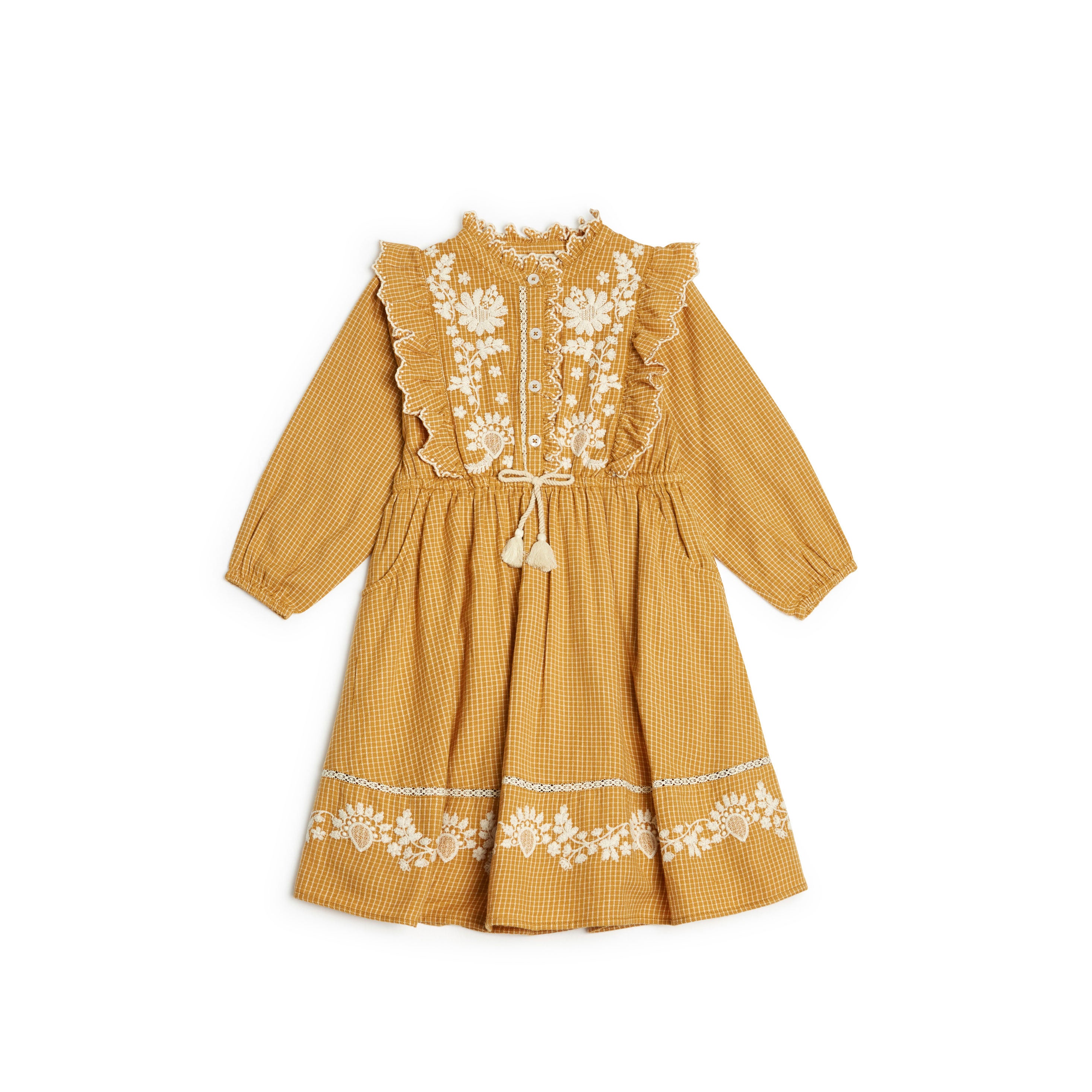 Louise Misha Cinnamon Checks Andrana Dress – Ladida