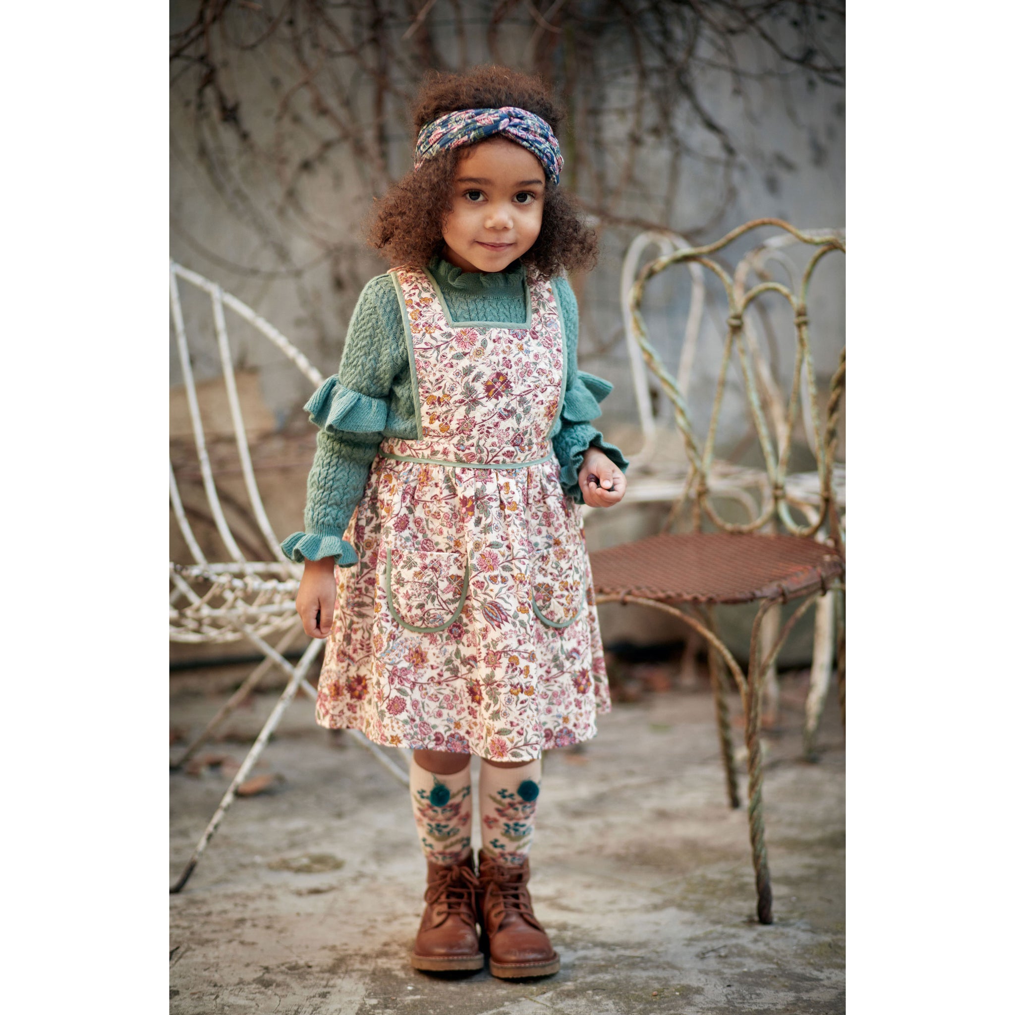 Louise Misha Cream Savage Garden Mira Dress – Ladida