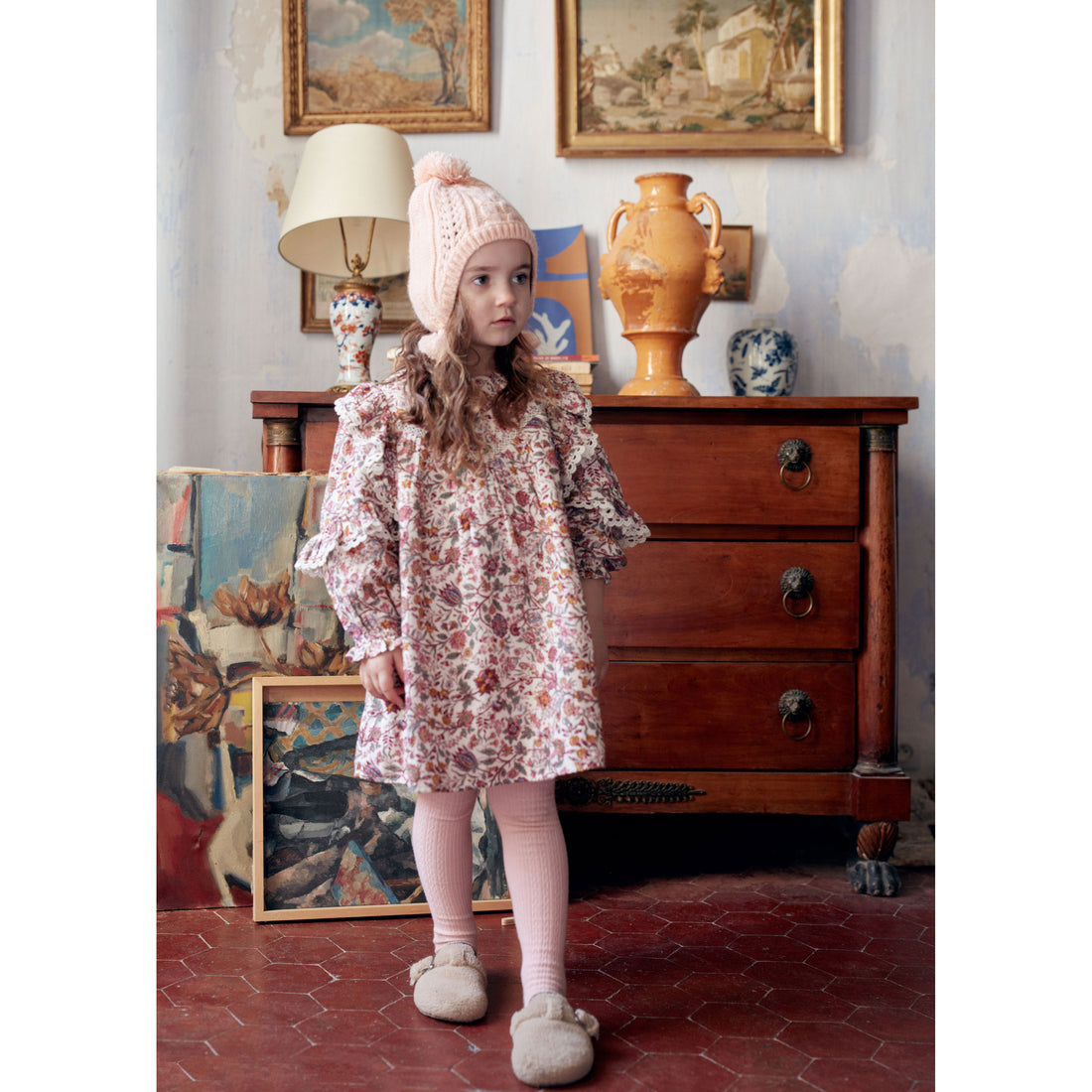 Louise Misha Cream Savage Garden Lara Dress – Ladida