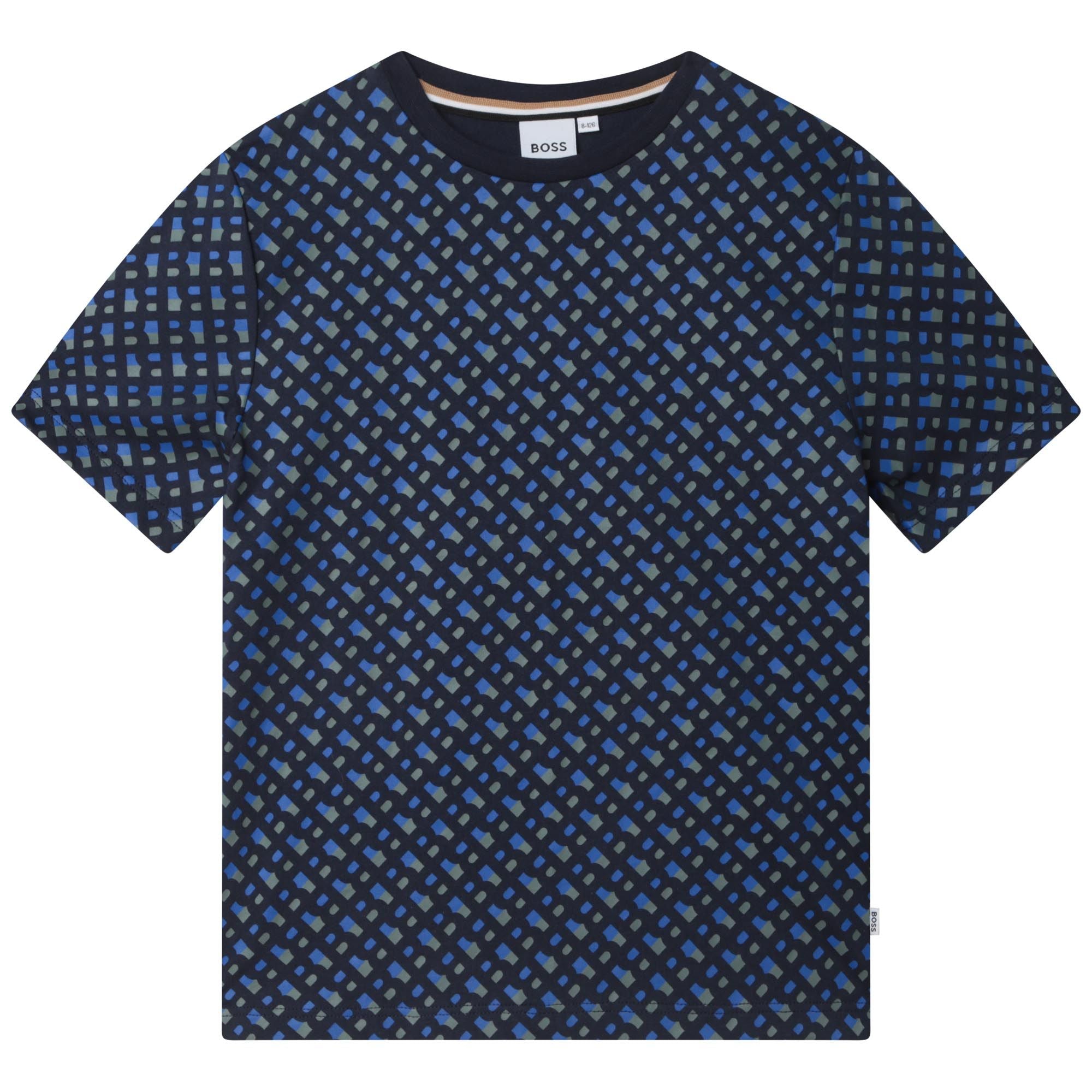 Hugo Boss Navy Hb Monogram Ss Tshirt – Ladida