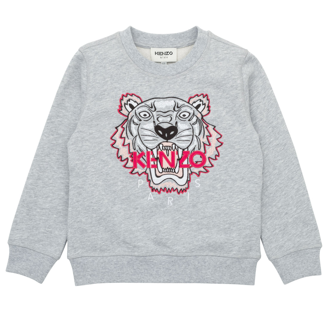 Kenzo Grey Marl Tiger Pullover – Ladida