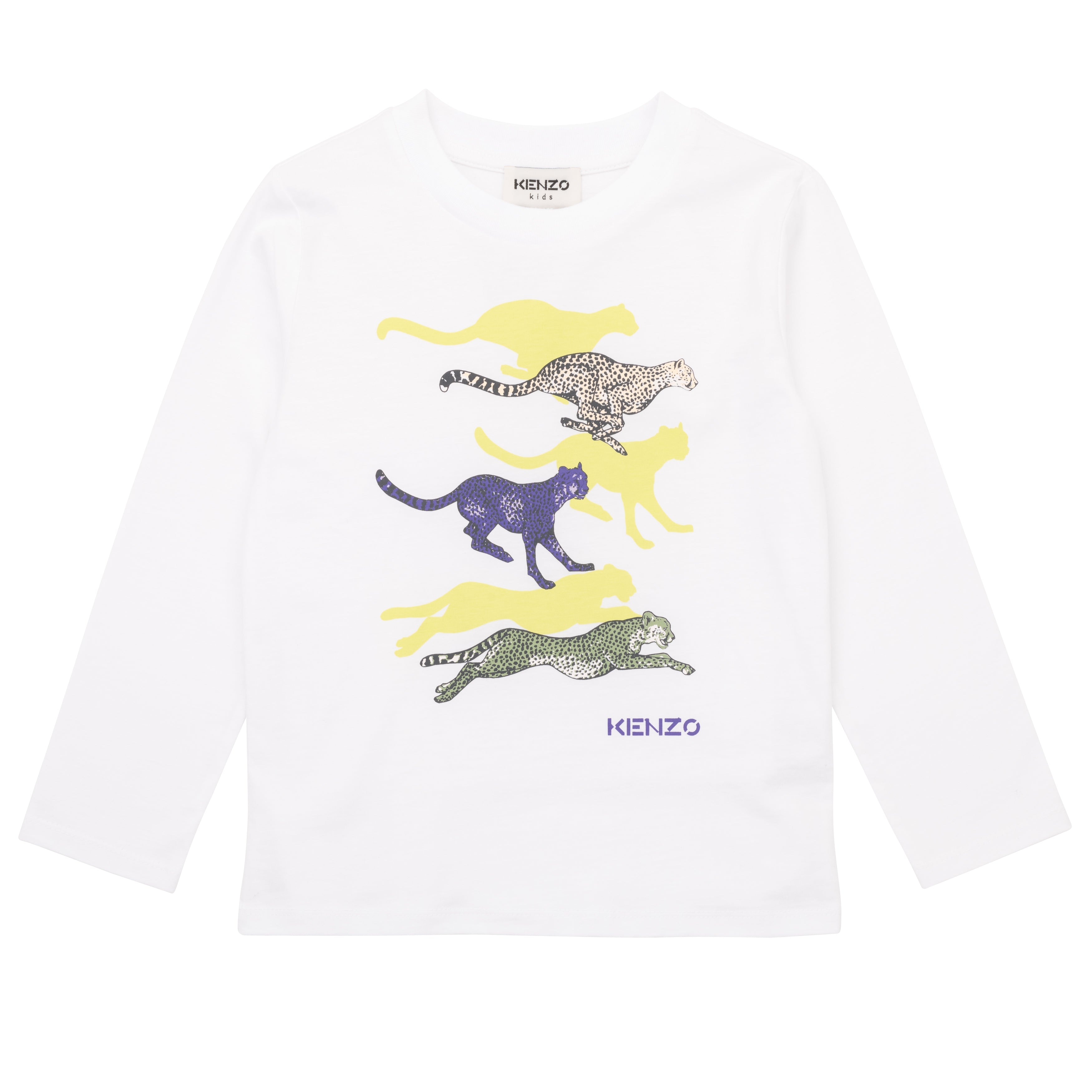 Kenzo White Running Animals Tee – Ladida