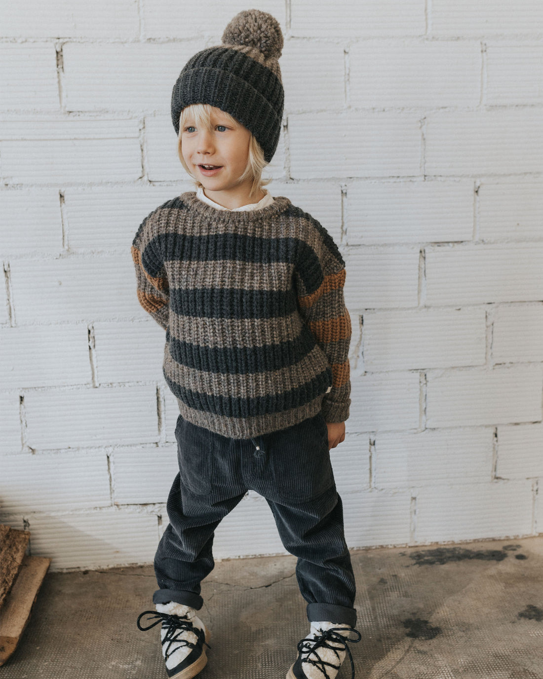 Buho Wood Bands Knit Sweater – Ladida