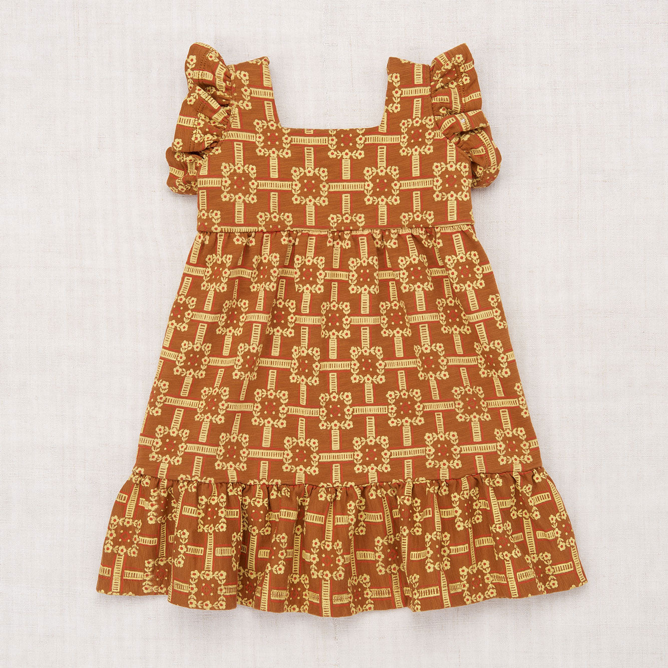 Misha and Puff Ruffle Sleeve Dress - Acorn Railroad – Ladida