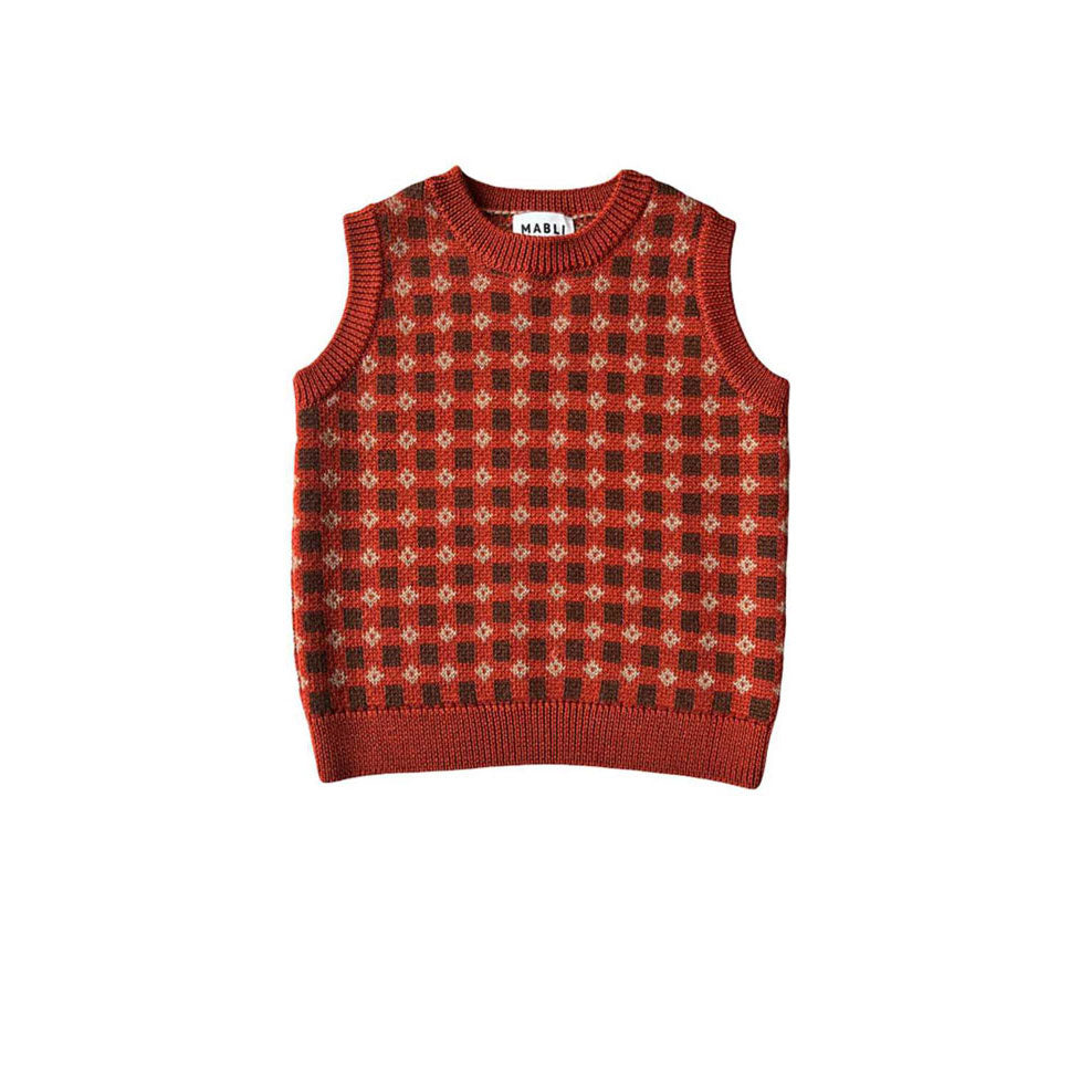 Mabli Brick Castell Vest – Ladida