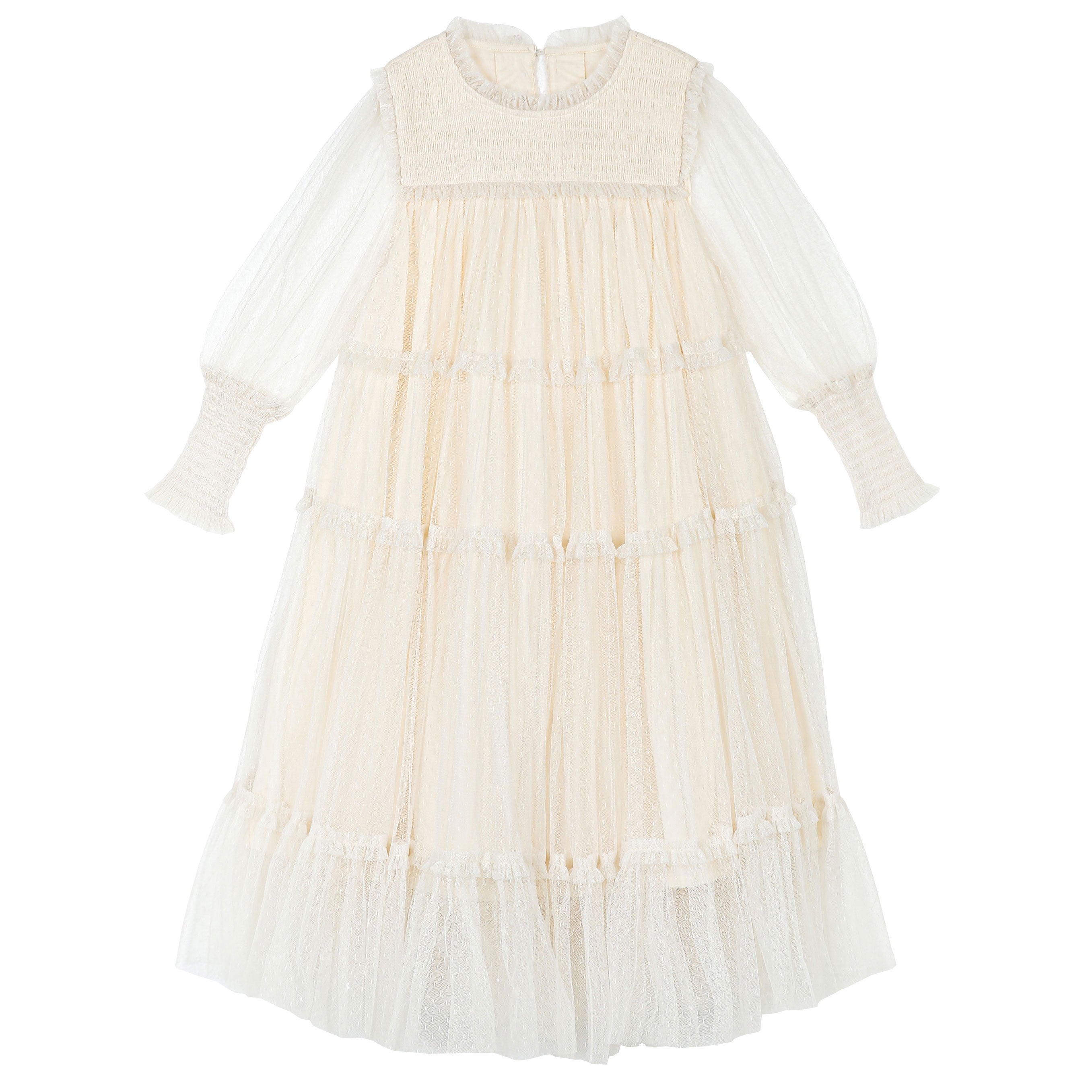 Cera Una Volta Cream Grace Dress – Ladida