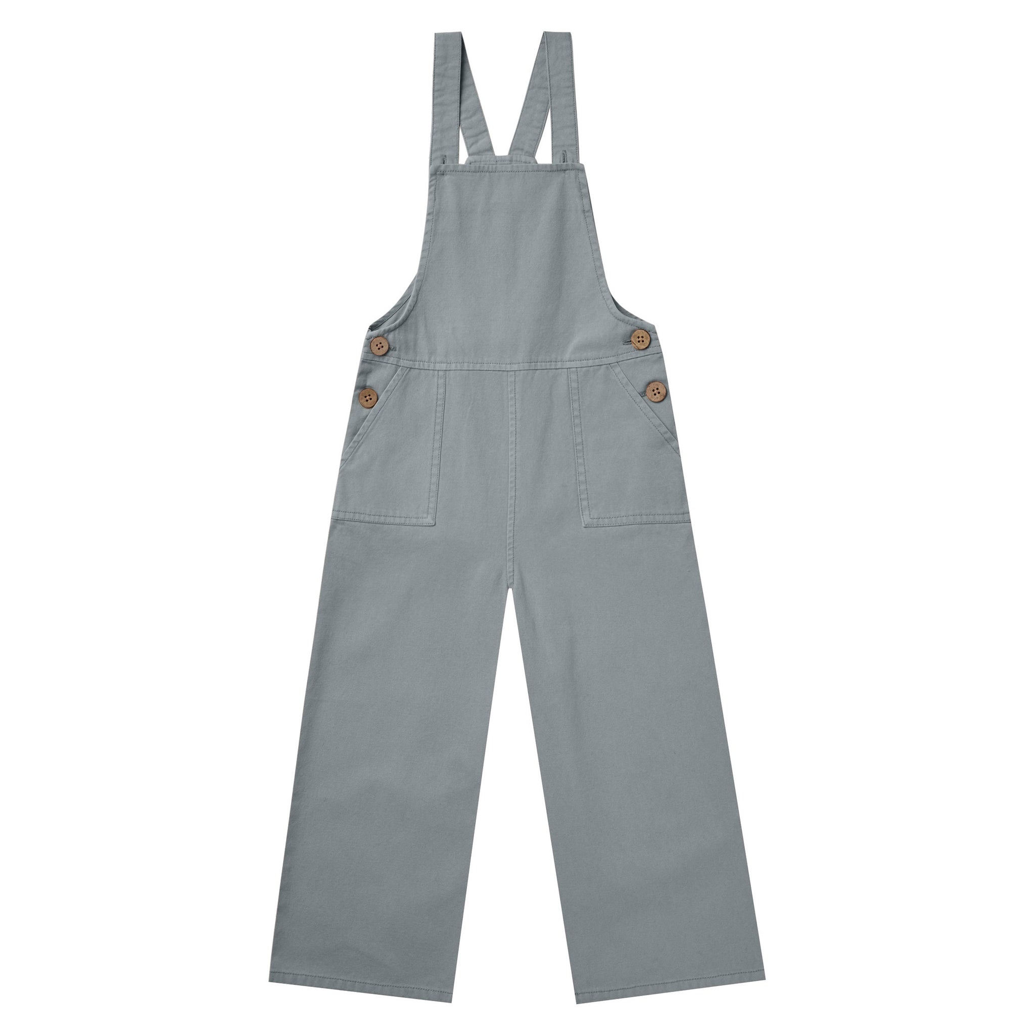 Rylee and Cru Wide Leg Overall || Dusty Blue – Ladida
