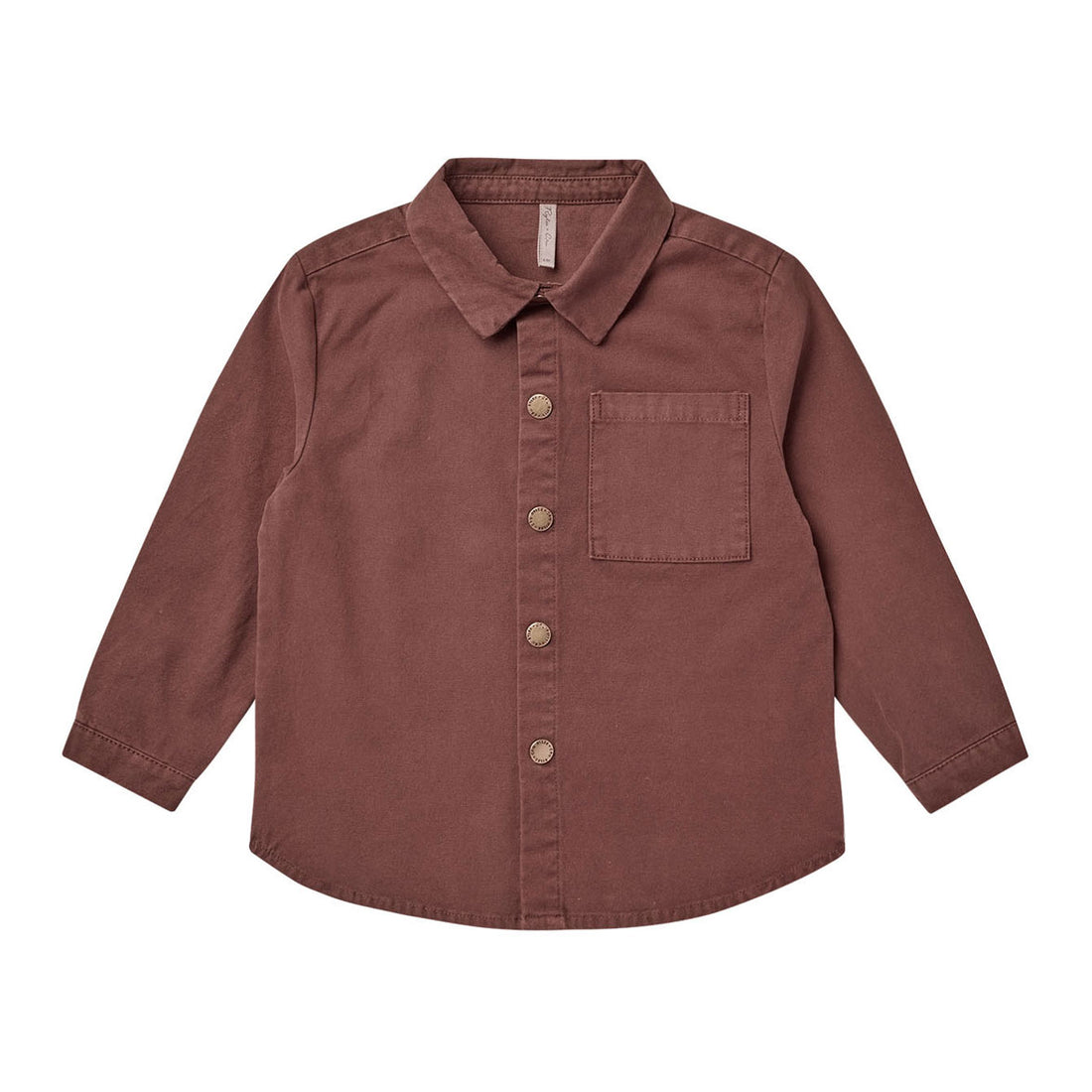 Rylee and Cru Collared Long Sleeve Shirt|Mahogany – Ladida