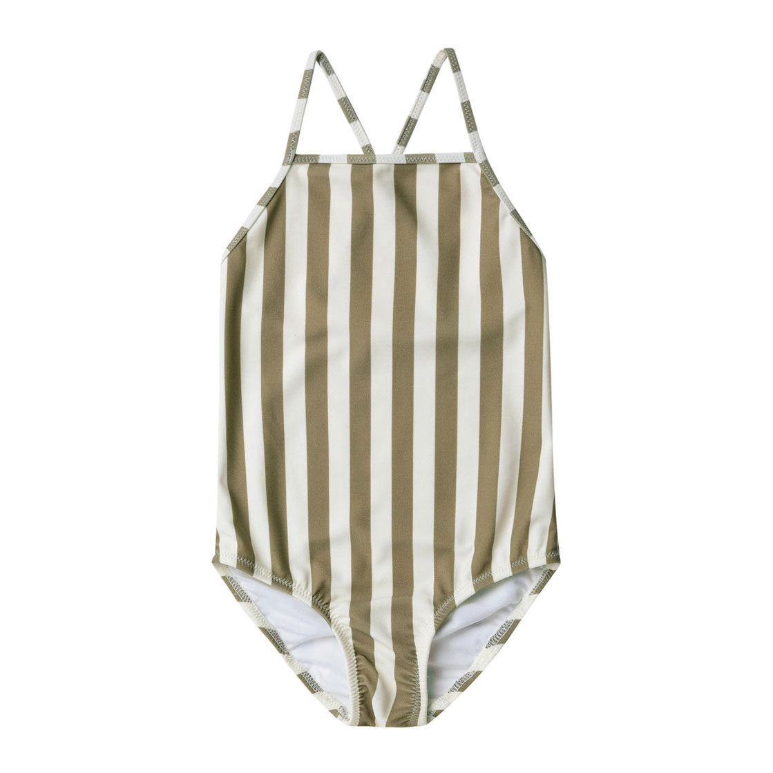Rylee and Cru Olive Stripe Sky One-Piece – Ladida