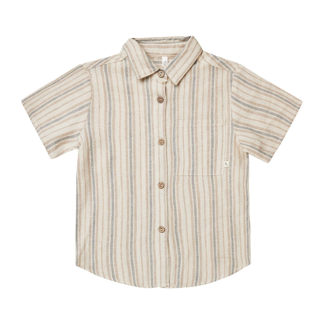 Rylee and Cru Pool Stripe Short Sleeve Shirt – Ladida