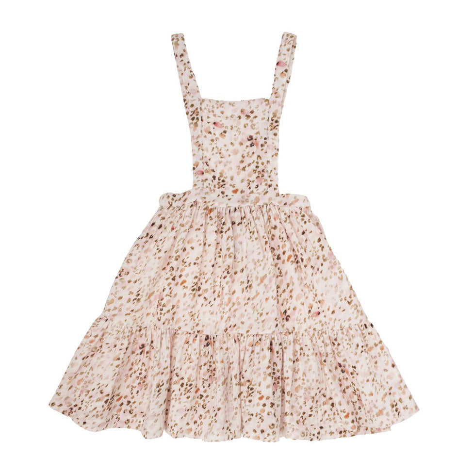 Tocoto Vintage Pink Pinafore Skirt Animal Print – Ladida
