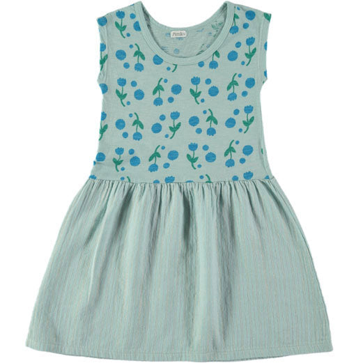 Picnik Blue Flower Print Dress – Ladida