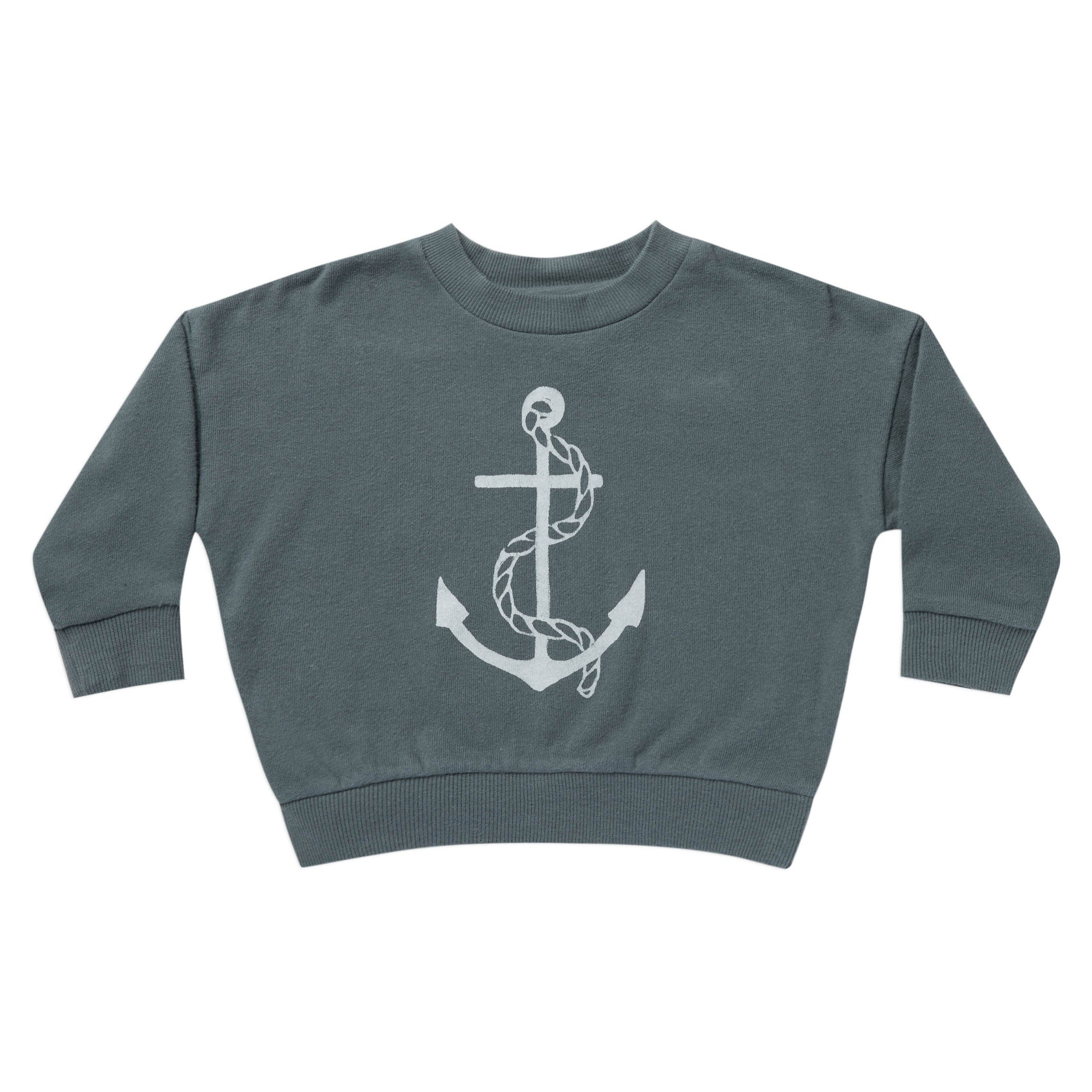 Rylee and Cru Terry Crewneck | Anchor – Ladida