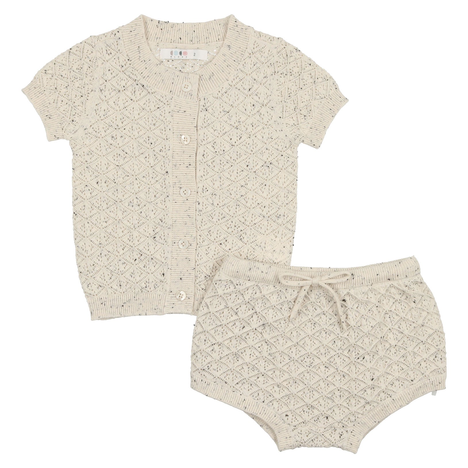 Coco Blanc Cream Pointelle Bloomer Set – Ladida