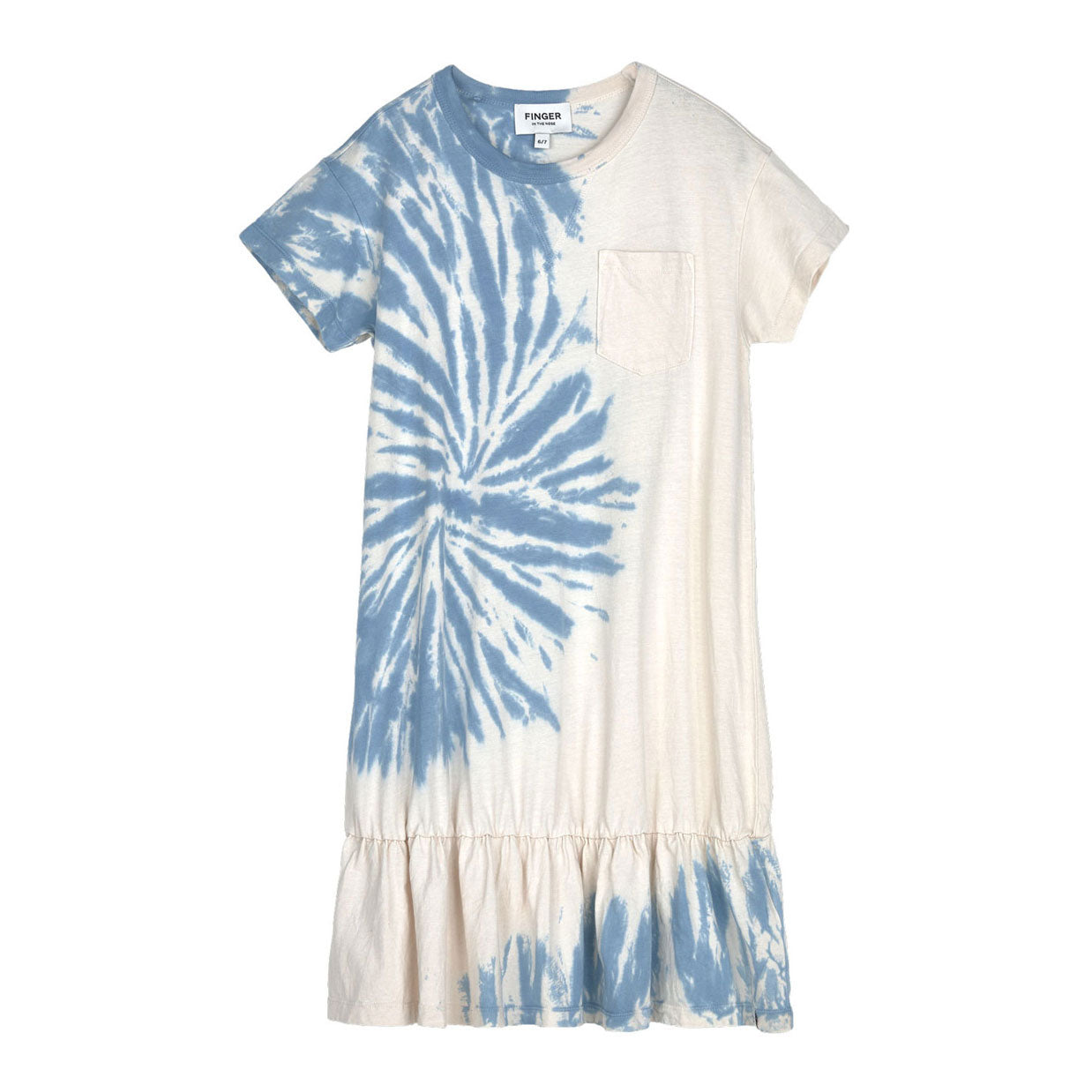 Finger in the Nose Patti Blue Tie & Dye - Oversized Dress – Ladida