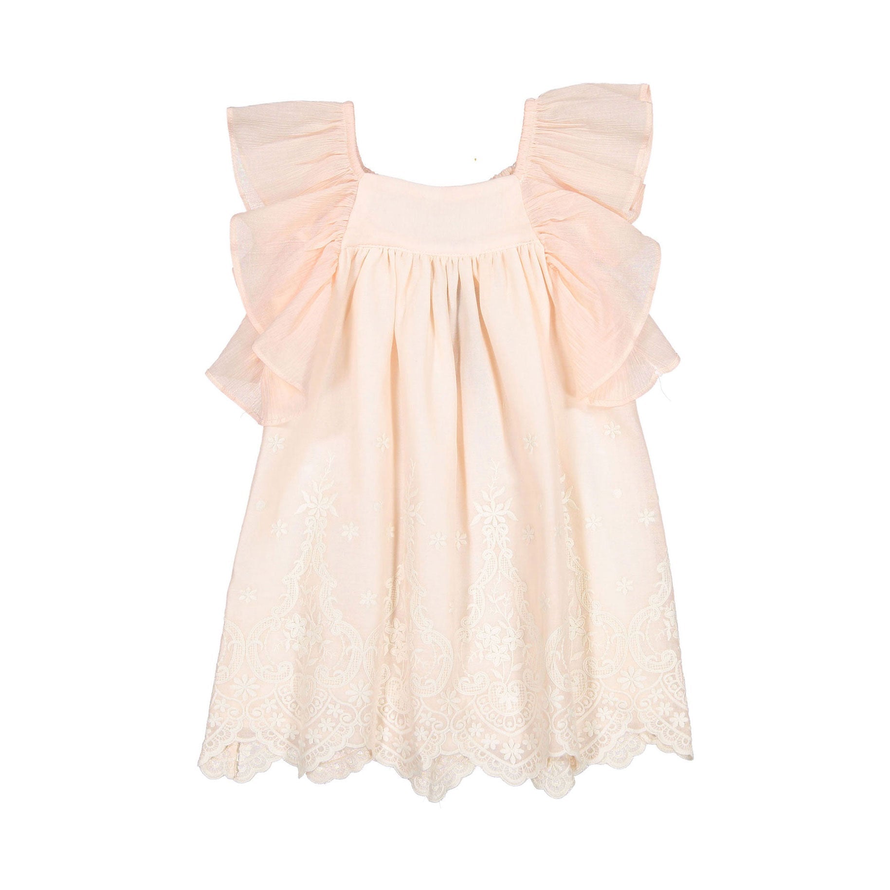 Nueces Girl Dusty Pink Hortensia Dress – Ladida